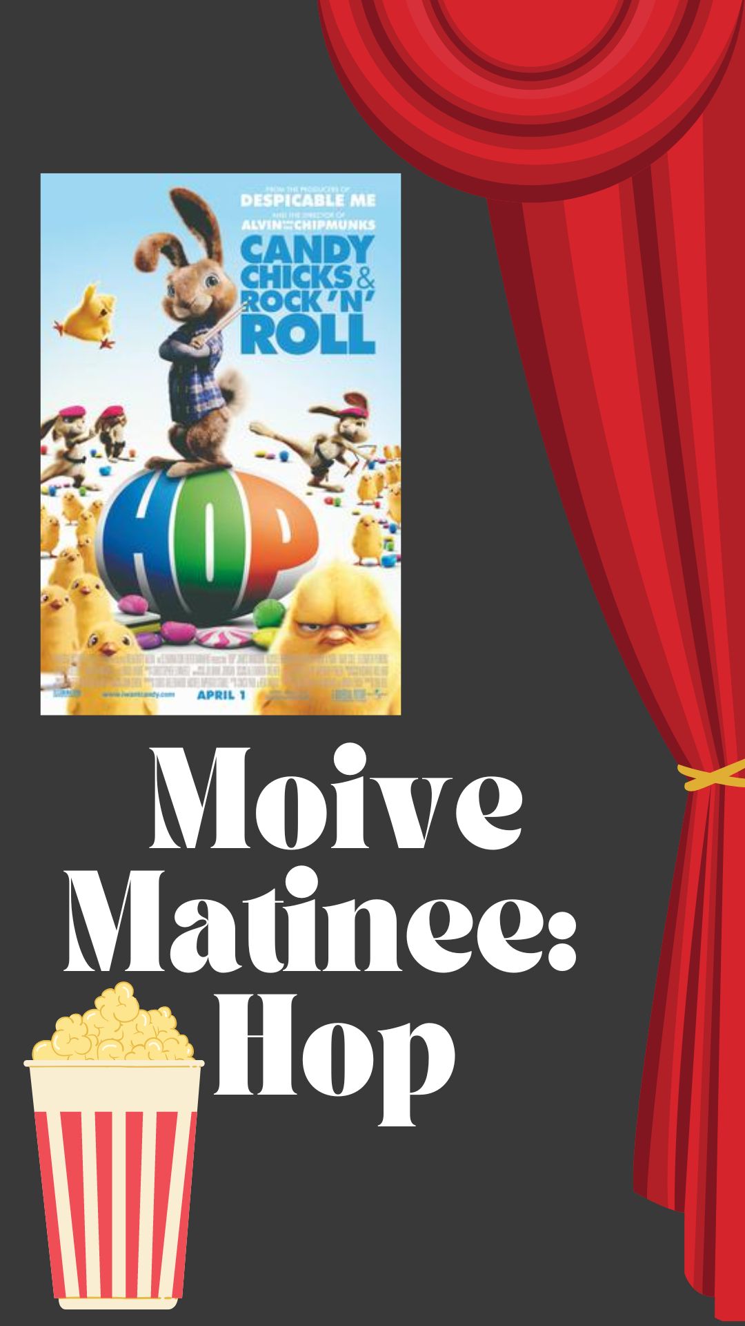 IN-PERSON: Movie Matinee - Hop | Sayville Library