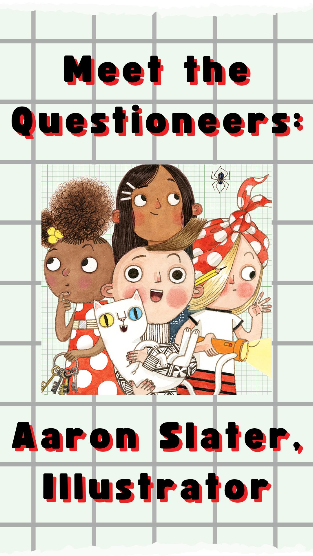 IN-PERSON: Meet The Questioneers - Aaron Slater, Illustrator | Sayville ...