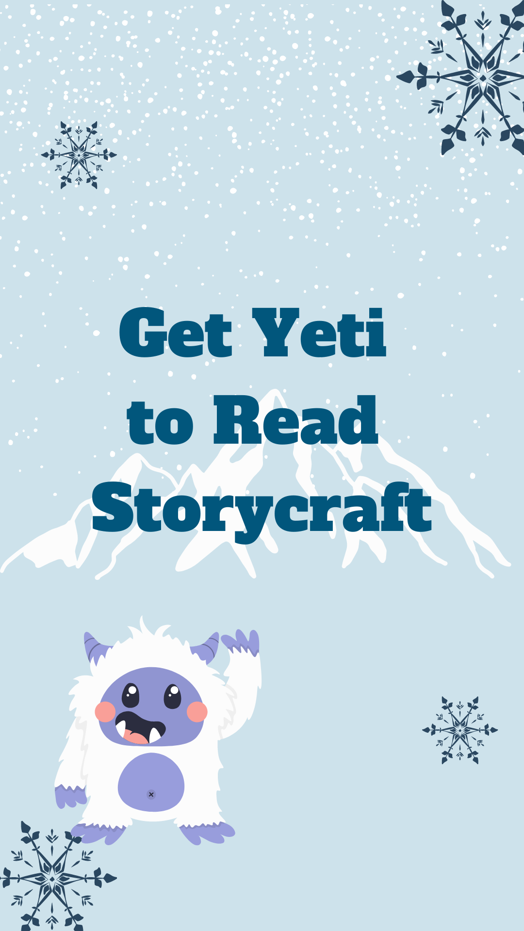 Get Yeti to Read Storycraft | Sayville Library
