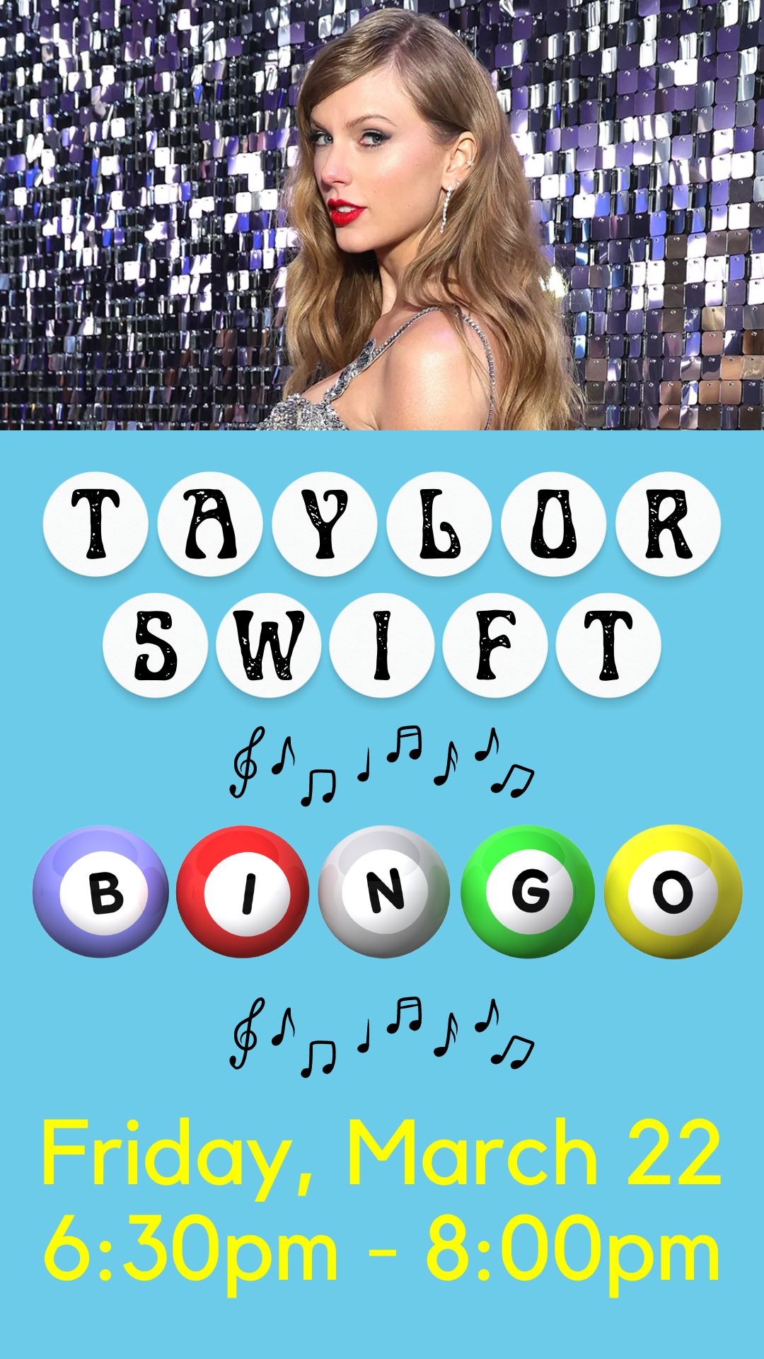 Taylor Swift Bingo | Sayville Library